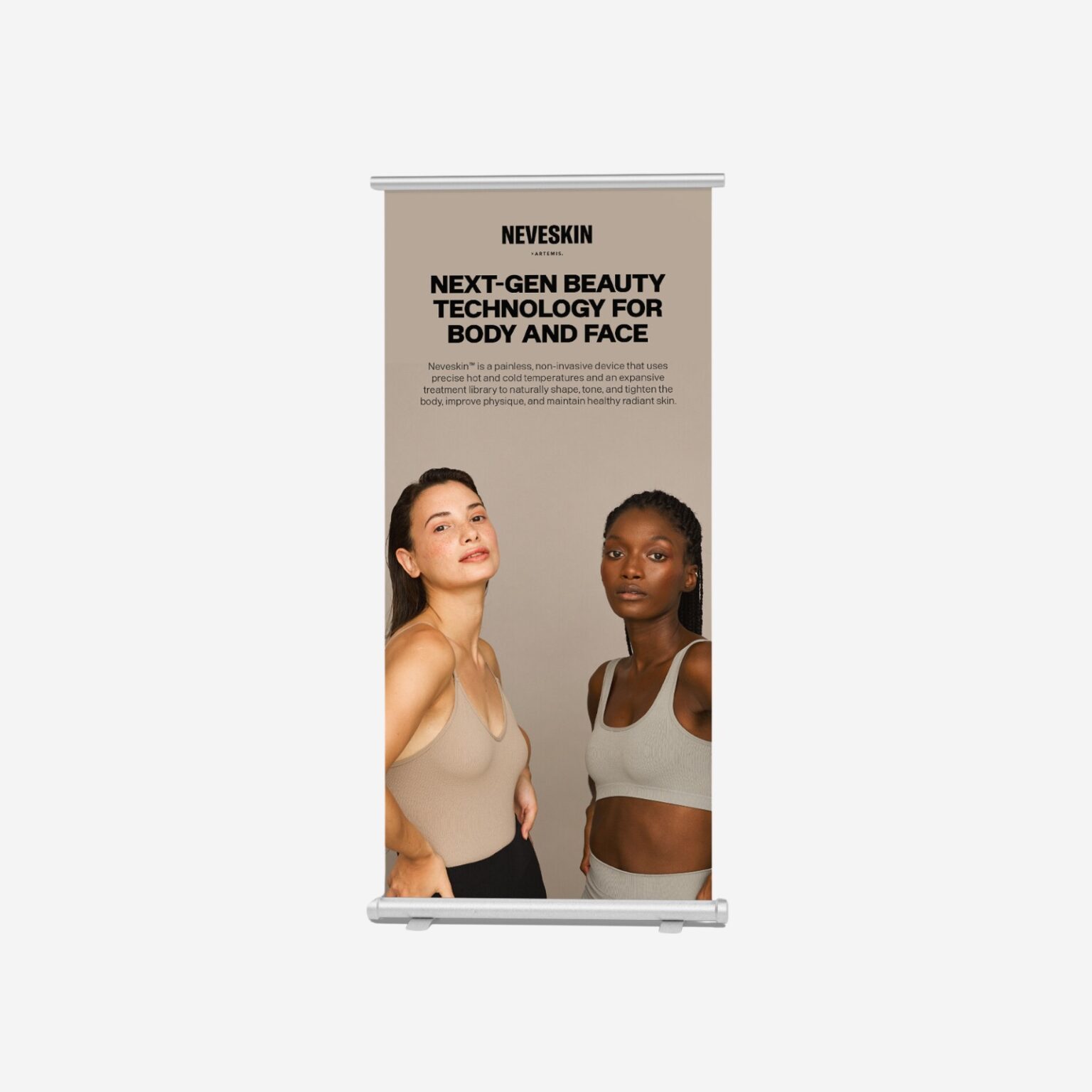 Neveskin Retractable Banner | Professional Event Display | Artemis